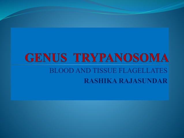 Trypanosoma [1] | PPTX | Brain and Nervous System Disorders | Diseases ...