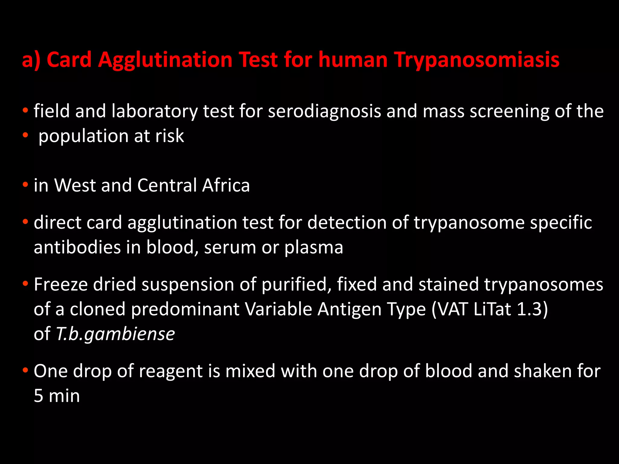 Trypanosomiasis | PDF