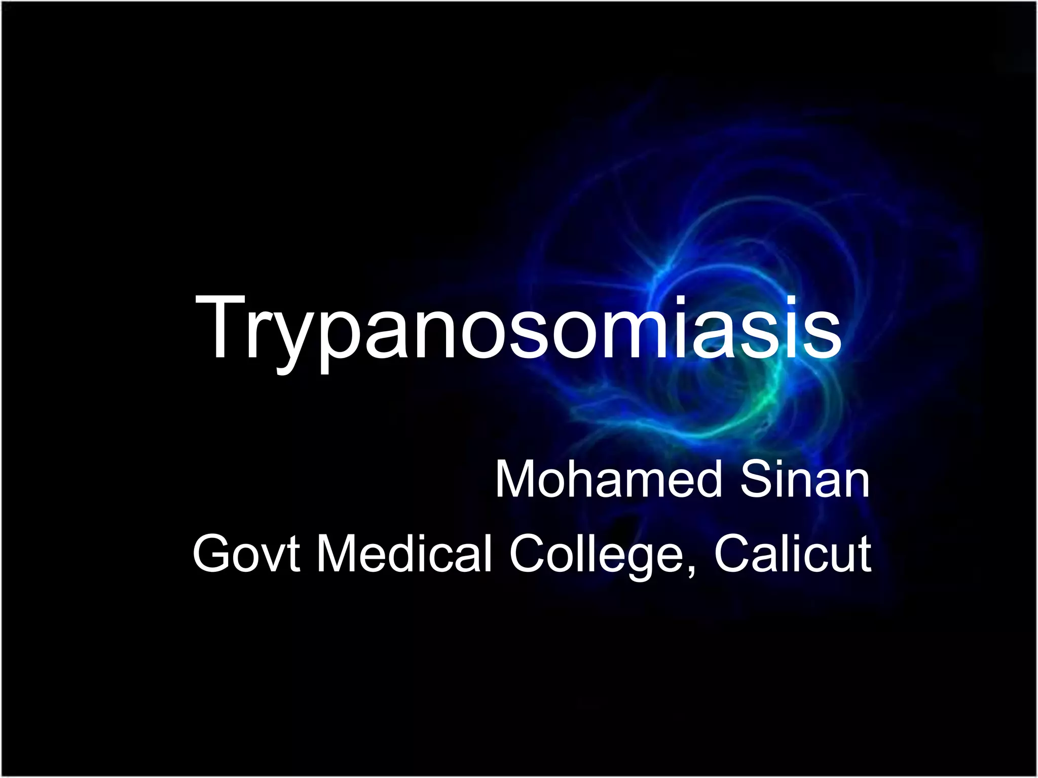 Trypanosomiasis | PPT