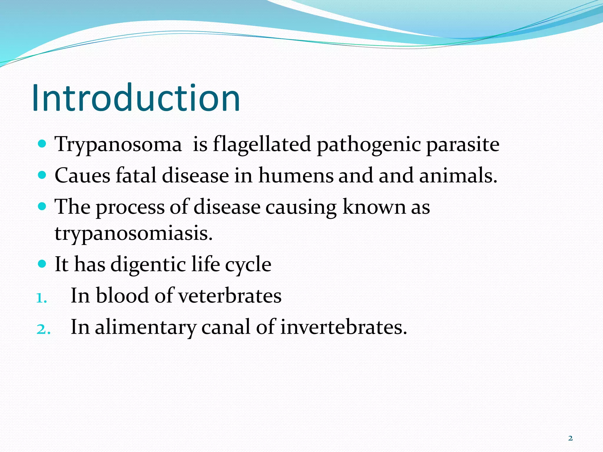 Trypanosomiasis | PPTX