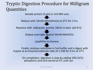 Tryptic mapping | PPT