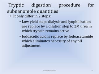 Tryptic mapping | PPT