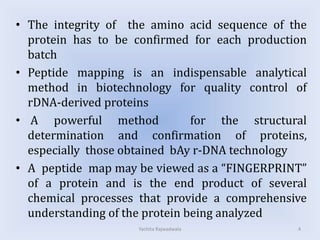Tryptic mapping | PPT