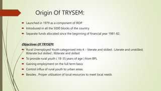 trysem.pptx for rural youth self employment opportunities | PPTX