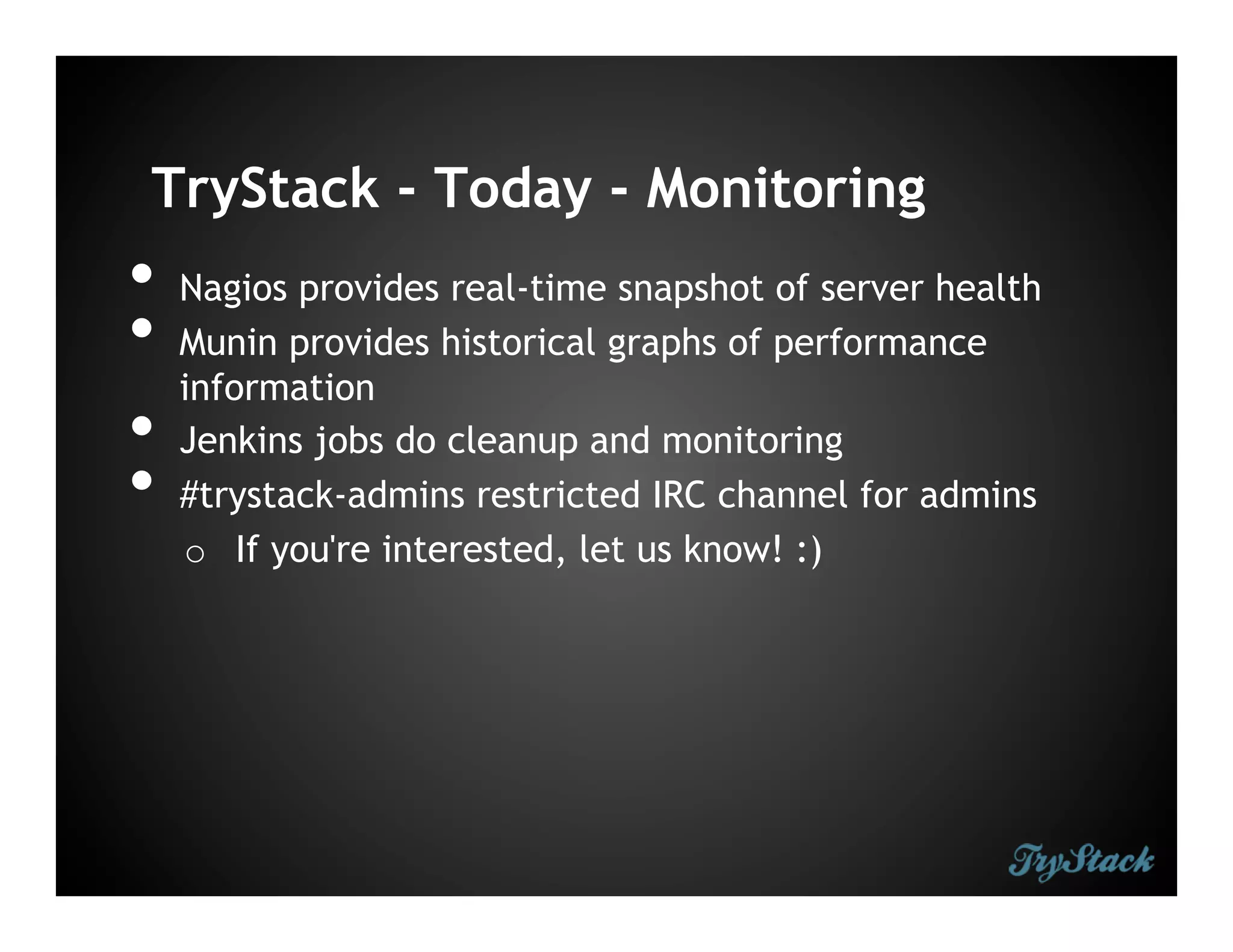 TryStack: A Sandbox for OpenStack Users and Admins | PDF