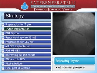 Case based tutorial on bifurcation dedicated stent Tryton placement | PPT