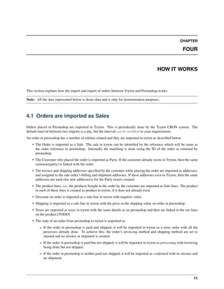 Tryton-Prestashop Integration | PDF