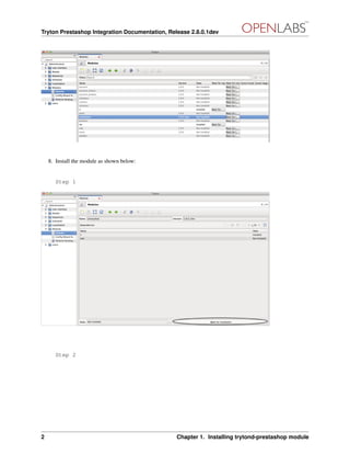 Tryton-Prestashop Integration | PDF