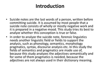 Dead Mayhem Suicide Note