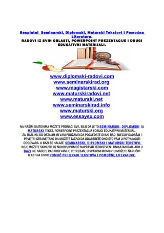 Trzisne strukture | PDF