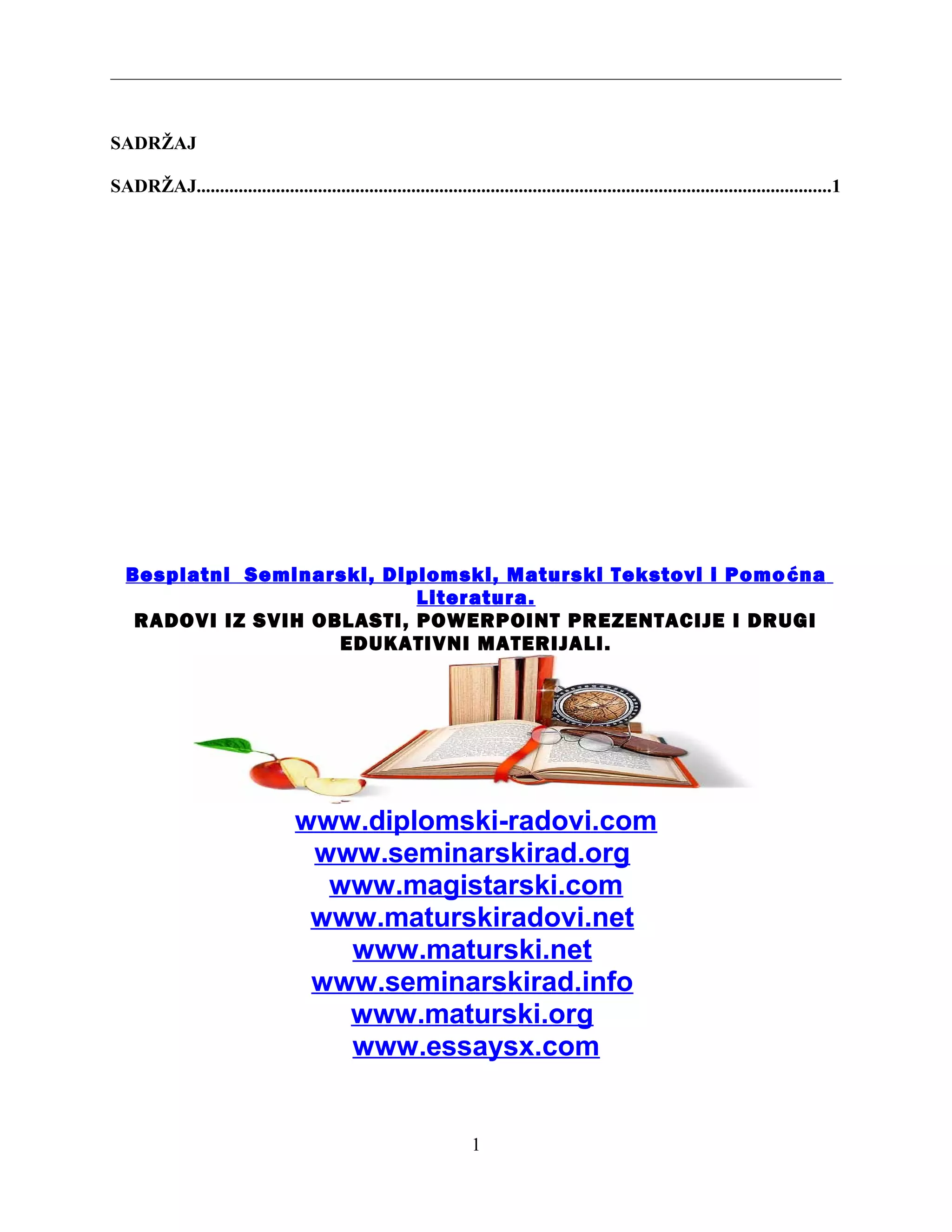 Trziste, analiza trzista ij | DOC