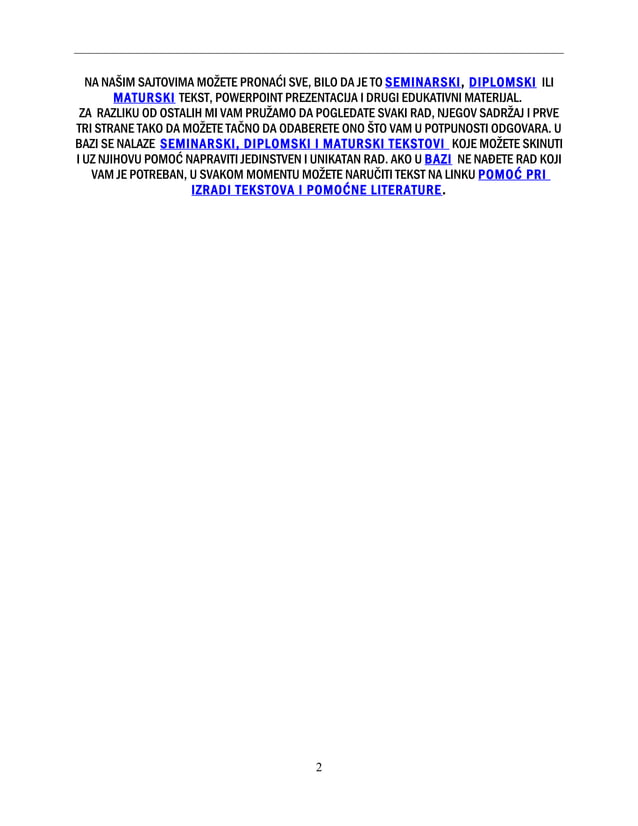 Trziste, analiza trzista ij | DOC