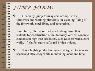 Jump Formwork | PPT