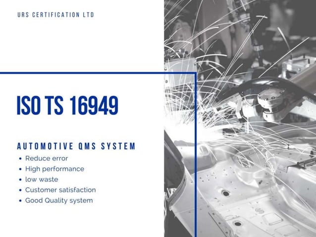 TS 16949 Standard requirements for firm | PPT