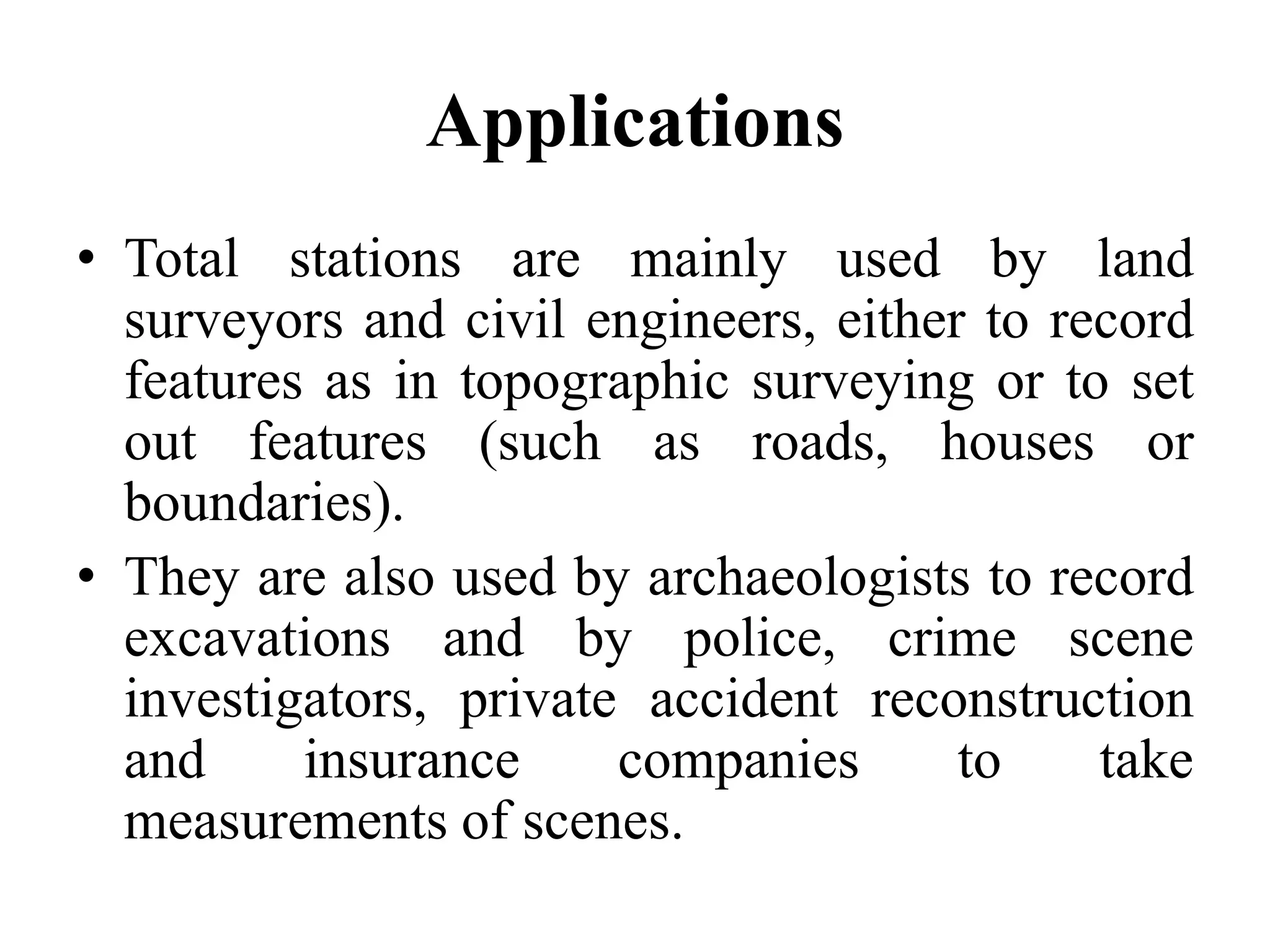 Total Station surveying | PPTX