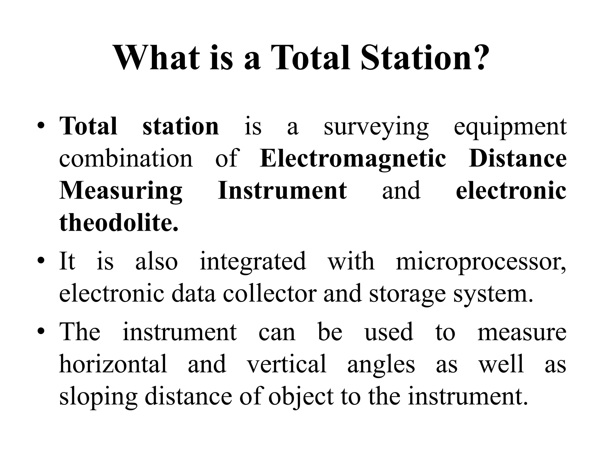 Total Station surveying | PPTX