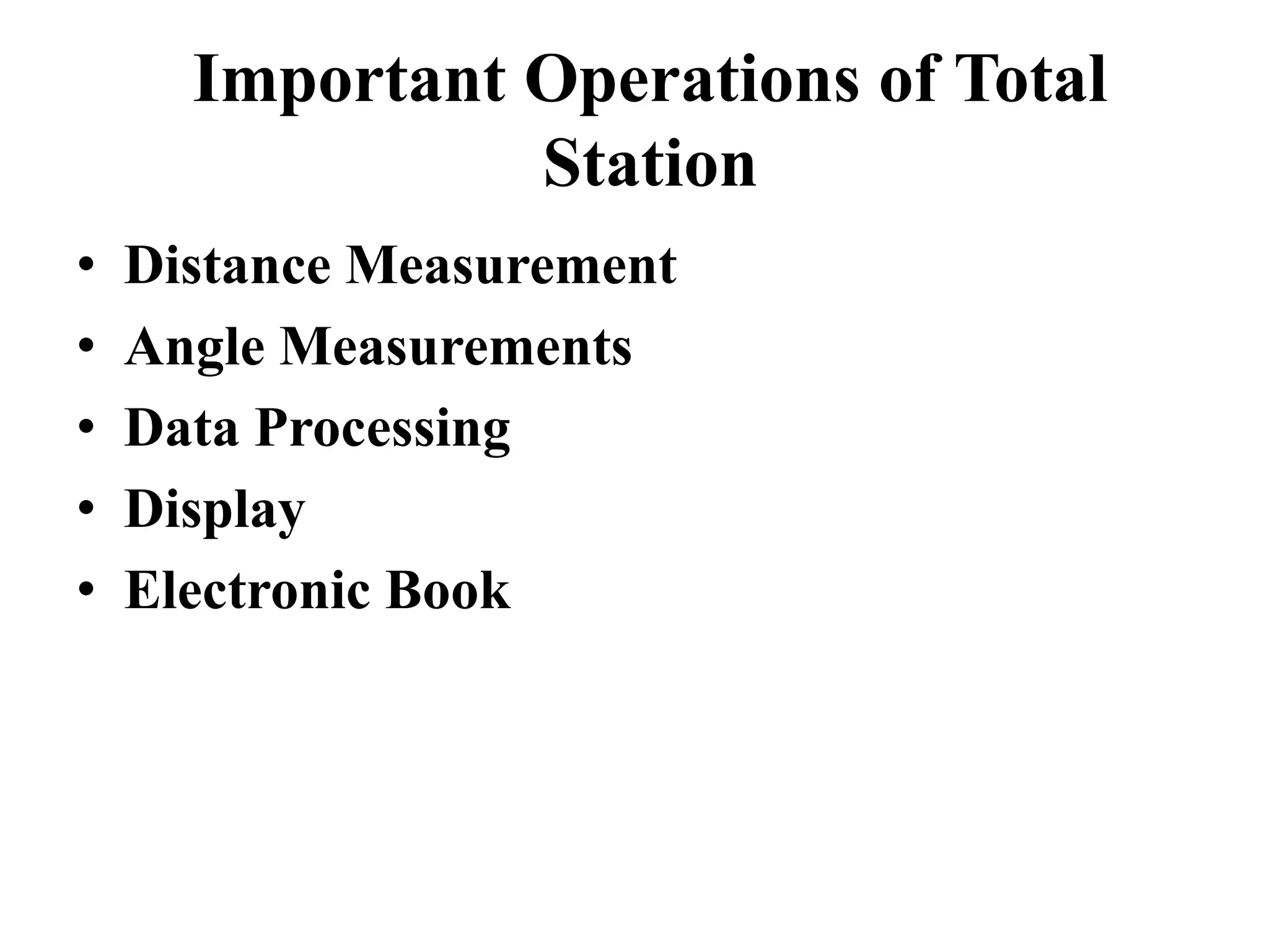 Total Station surveying | PPTX
