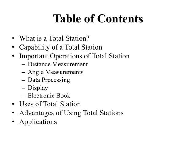 Total Station surveying | PPTX
