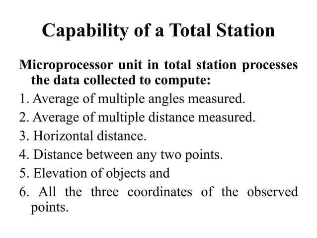 Total Station surveying | PPTX