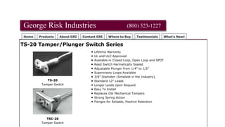 GRI TS-20 Data Sheet | PDF