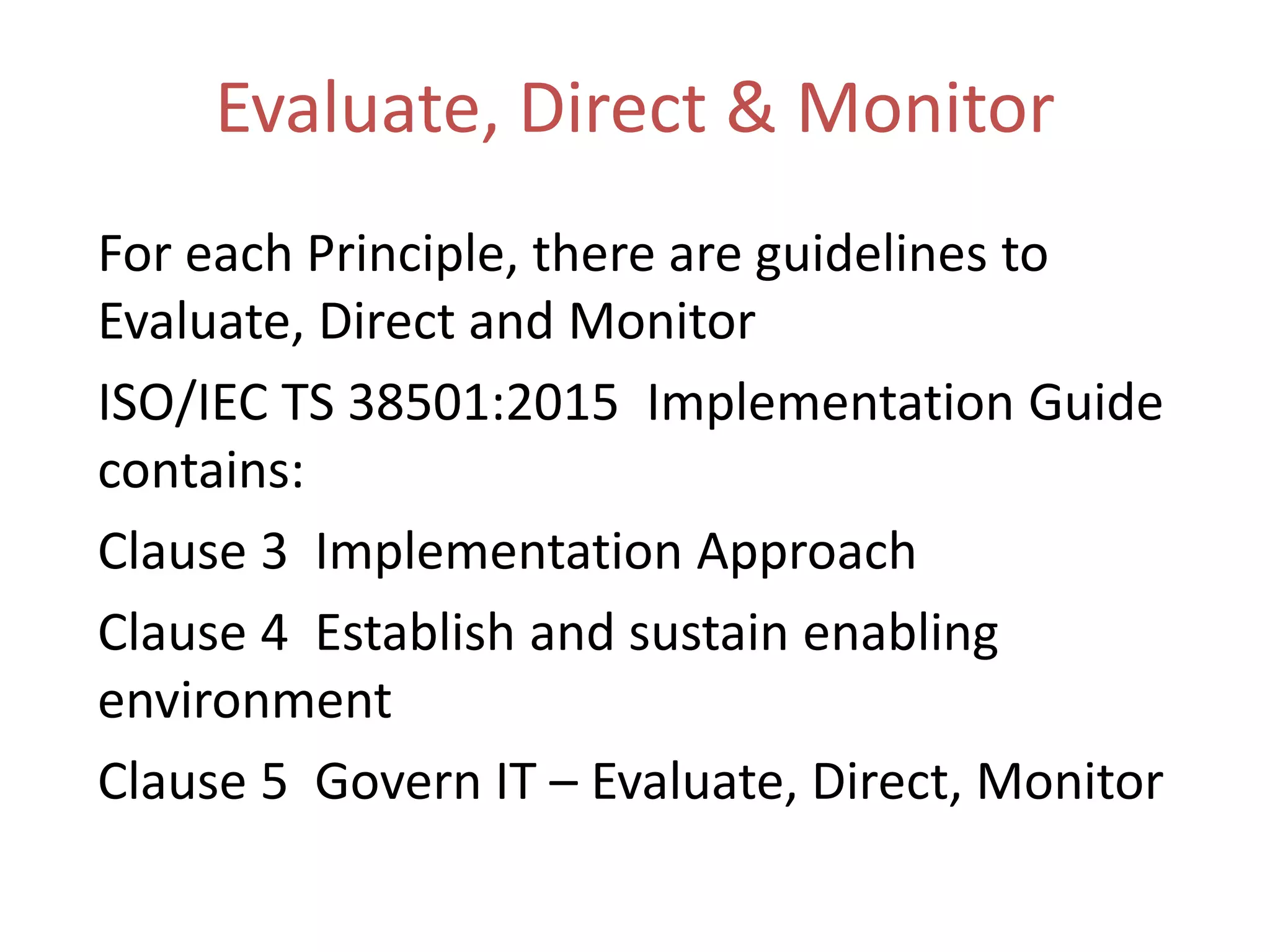 COBIT 5.0 Vs ISO / IEC 38500 (IT Governance) | PDF COBIT 5.0 Vs ISO / IEC 38500 (IT Governance) | PDF
