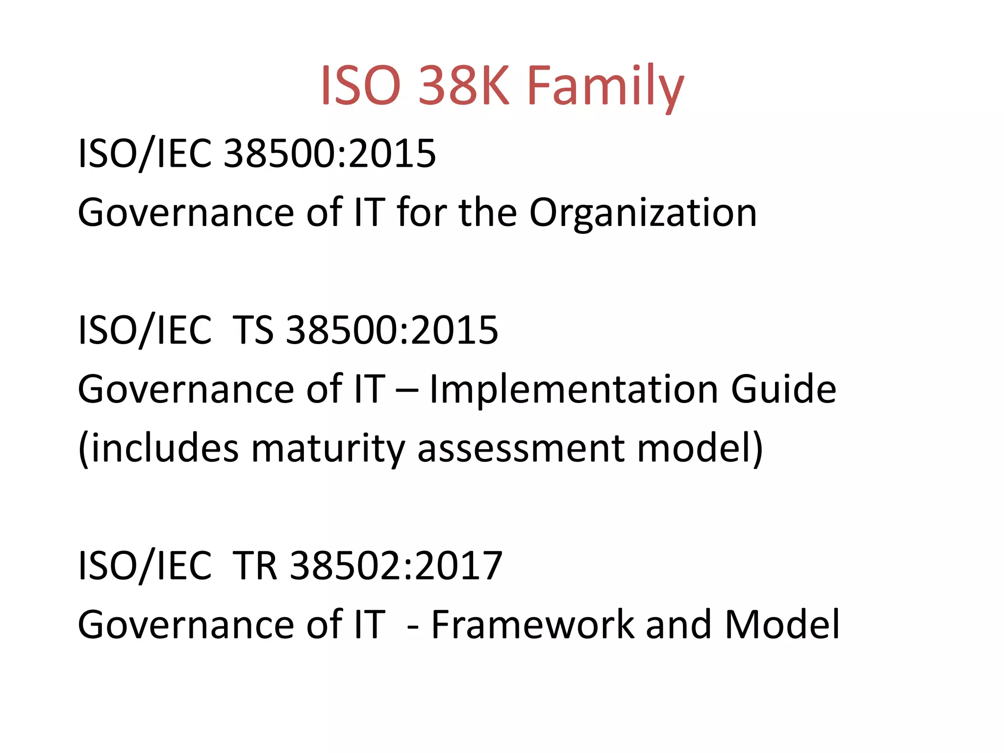 COBIT 5.0 Vs ISO / IEC 38500 (IT Governance) | PDF COBIT 5.0 Vs ISO / IEC 38500 (IT Governance) | PDF