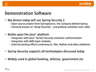 ADDRESSING TOMORROW'S SECURITY REQUIREMENTS IN ENTERPRISE APPLICATIONS | PPT