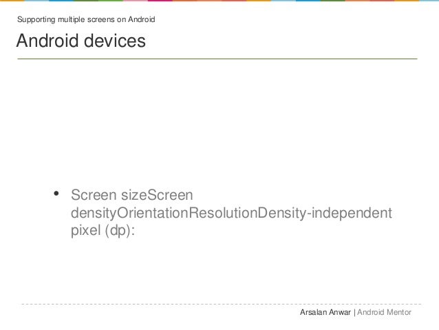 Ts Android Supporting Multiple Screen