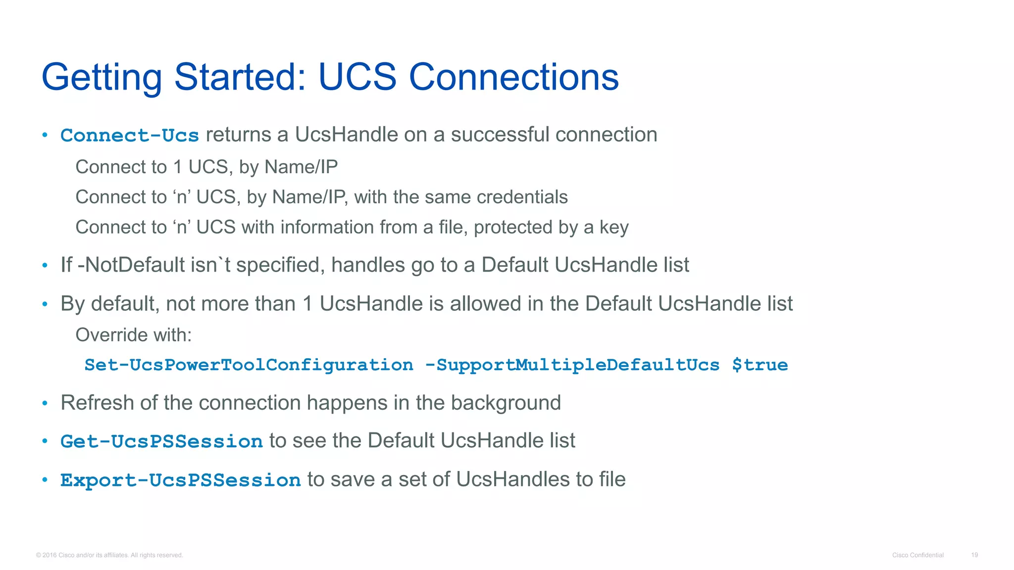 UCS Automation through the use of API's and UCS PowerTool | PPT