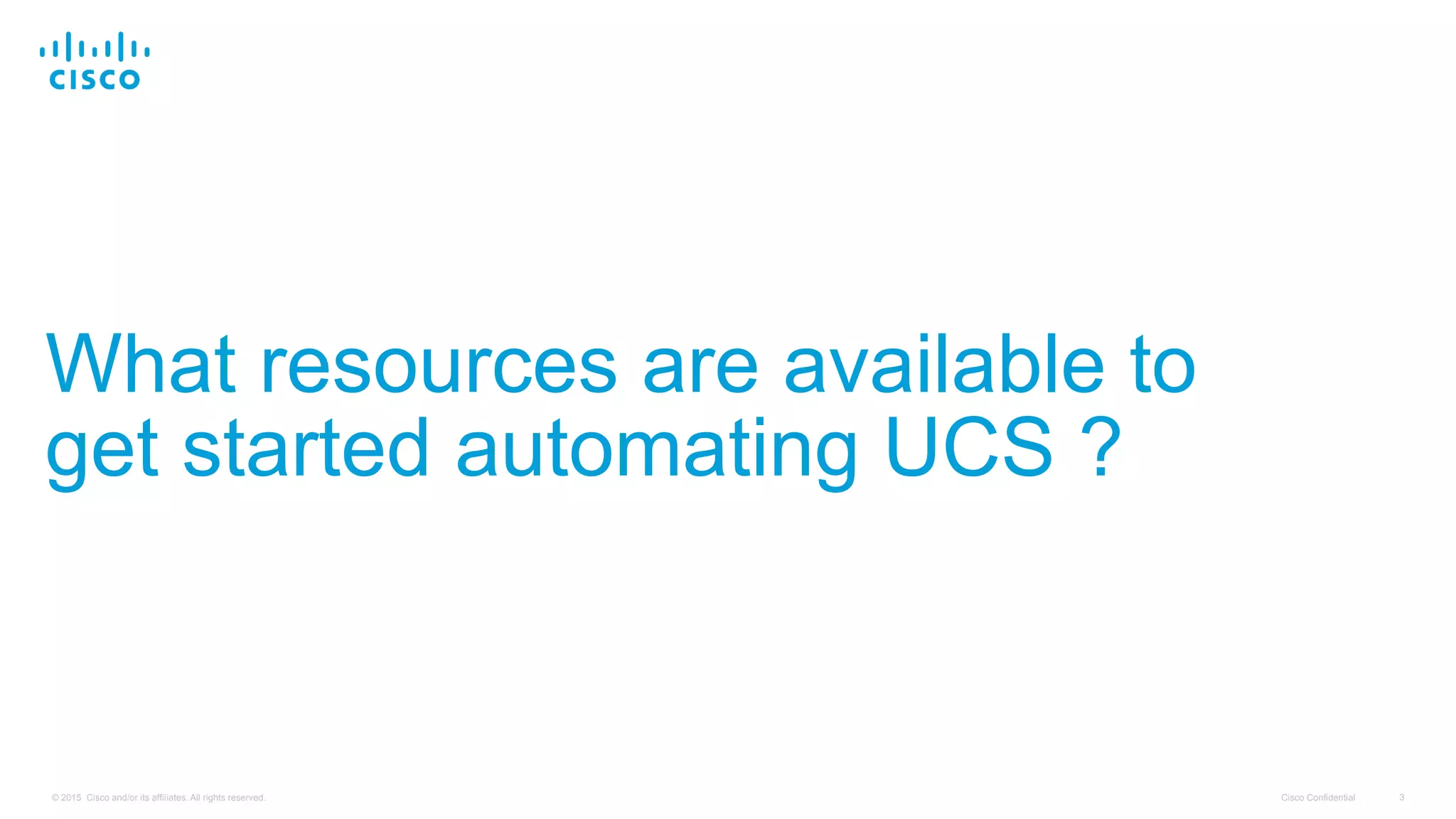 UCS Automation through the use of API's and UCS PowerTool | PPT