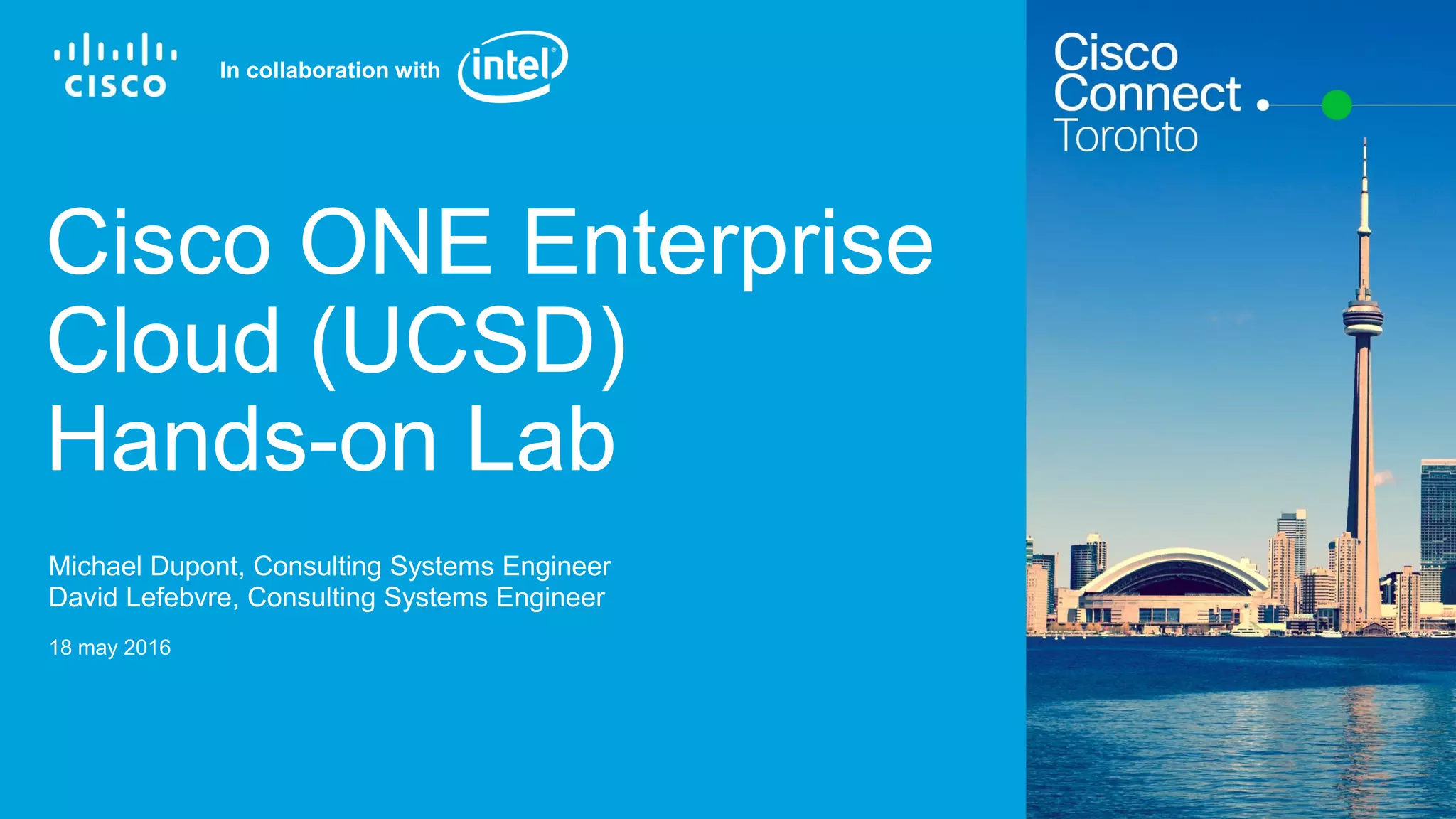 Cisco ONE Enterprise Cloud (UCSD) Hands-on Lab | PPT