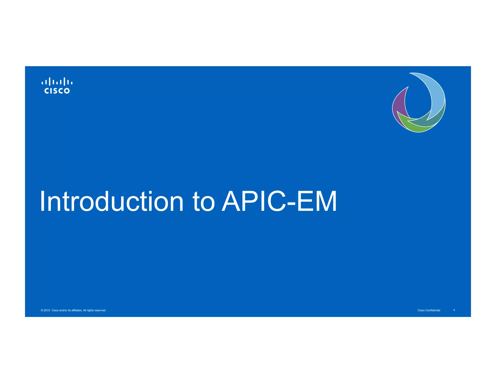 Cisco Application Policy Infrastructure Controller Enterprise Module ...