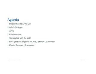 Cisco Application Policy Infrastructure Controller Enterprise Module ...