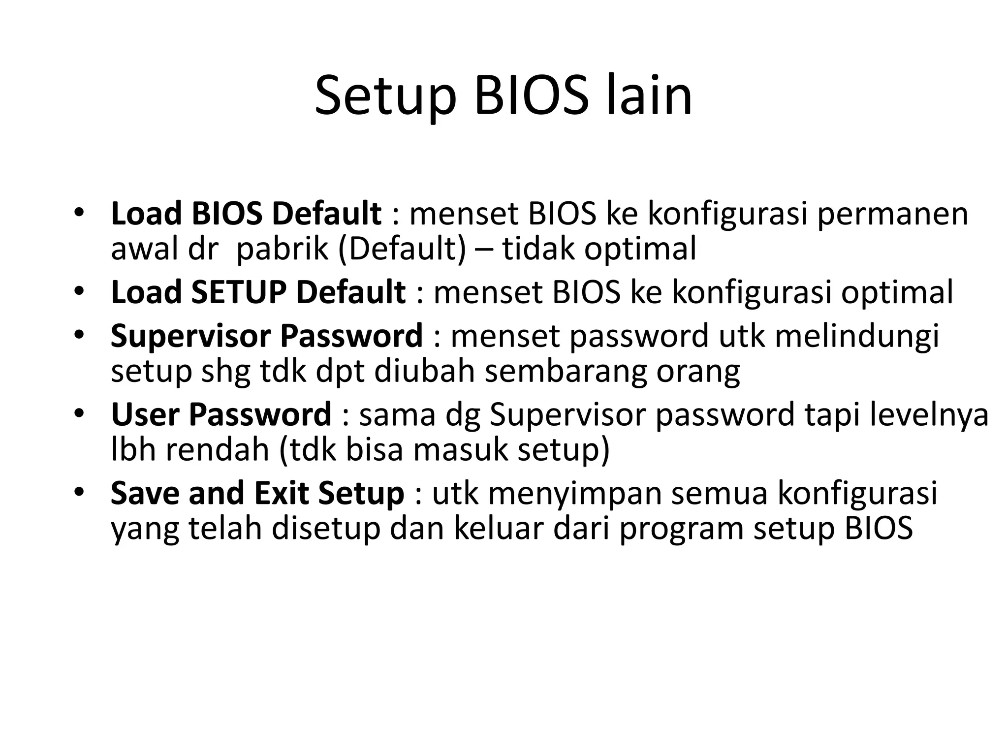 Ts setup bios | PPT