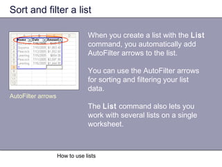 Excel 2003 Entering Formulas | PPT