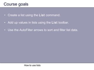 Excel 2003 Entering Formulas | PPT