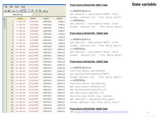 Time series analysis in Stata | PDF