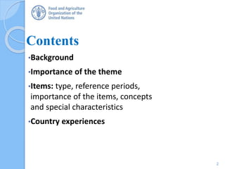 Census Theme 2 and 3 - Land and irrigation | PPT