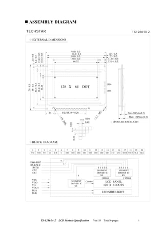 MODULO TS-12864A-2 | PDF | Computer Peripherals | Computing