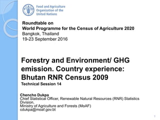 Bhutan - Forestry | PPTX