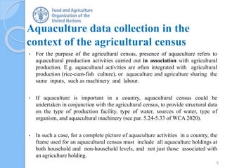 Census Themes 12 and 14 – Aquaculture and Fisheries | PPTX