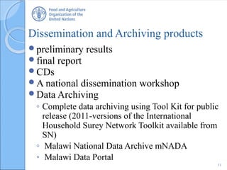 TABULATION, ARCHIVING AND DISSEMINATION | PPT