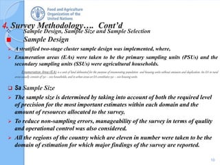 The Annual Agricultural Sample Survey Tabulation, Dissemination ...