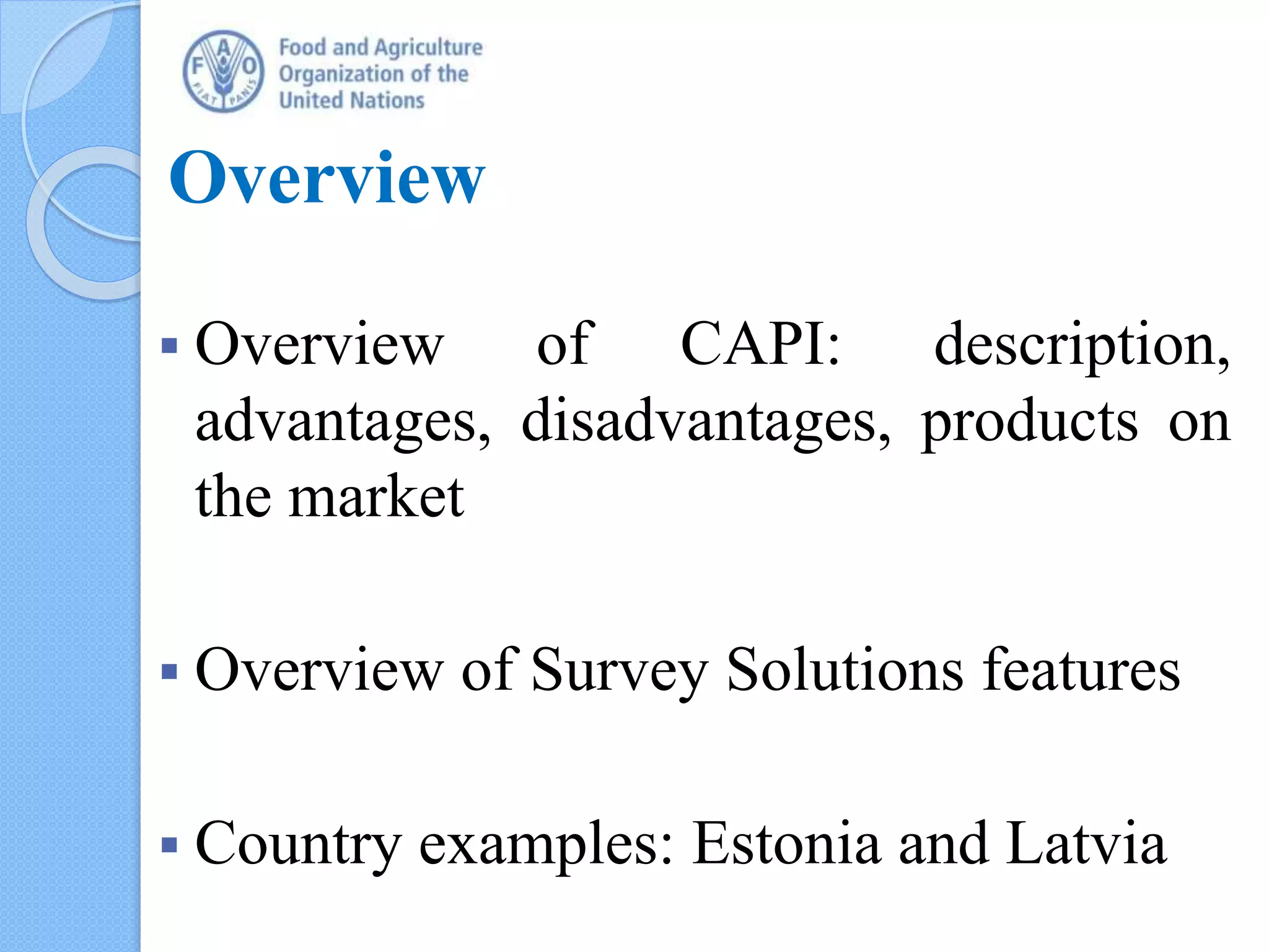 Use of Technology CAPI | PPTX