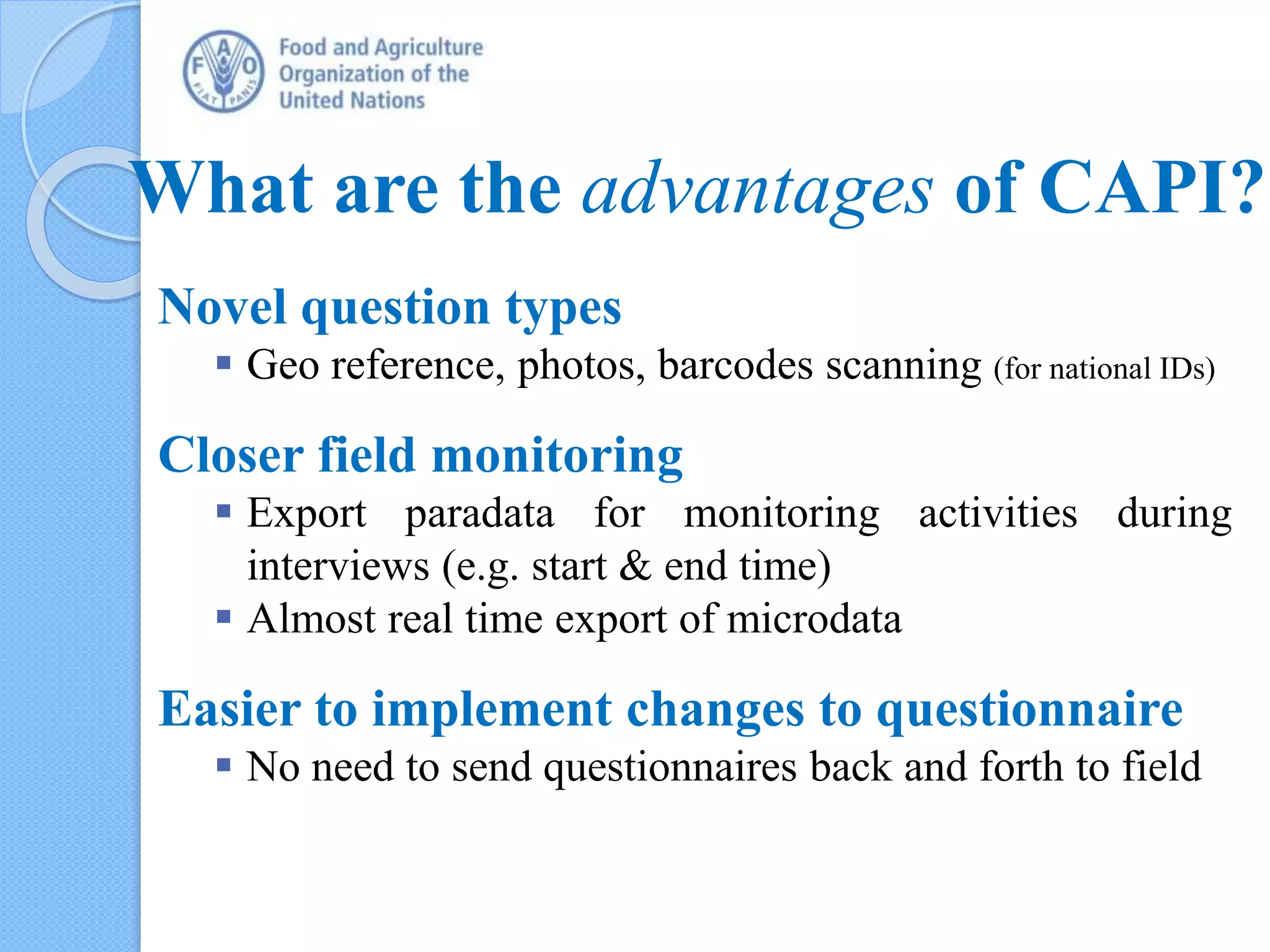 Use of Technology CAPI | PPTX