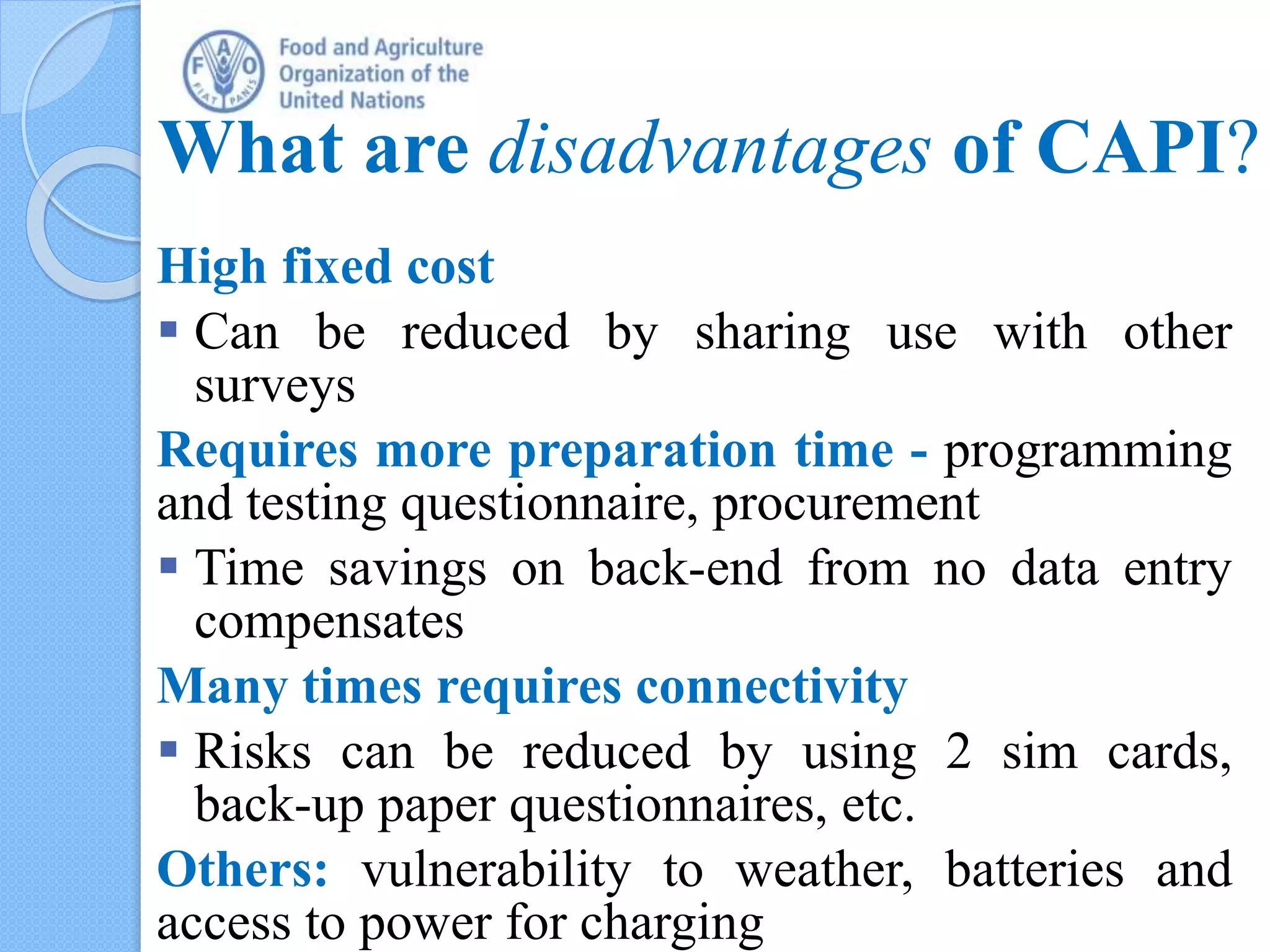 Use of Technology CAPI | PPTX