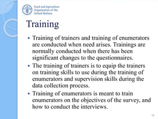 National practices on data collection methods for statistics on ...