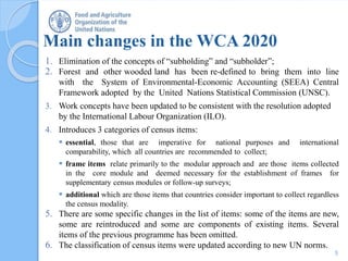 Overview of the new features of the WCA 2020. Importance of the WCA in ...