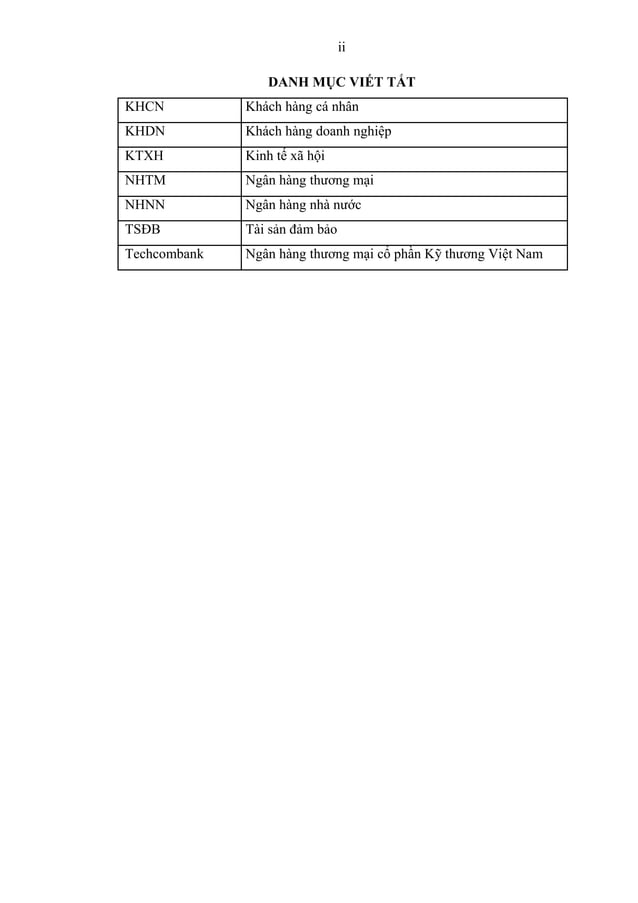 MARKETING MIX CHO HOẠT ĐỘNG CHO VAY KHCN CỦA TECHCOMBANK CHI NHÁNH HÀ THÀNH: THỰC TRẠNG VÀ GIẢI ...