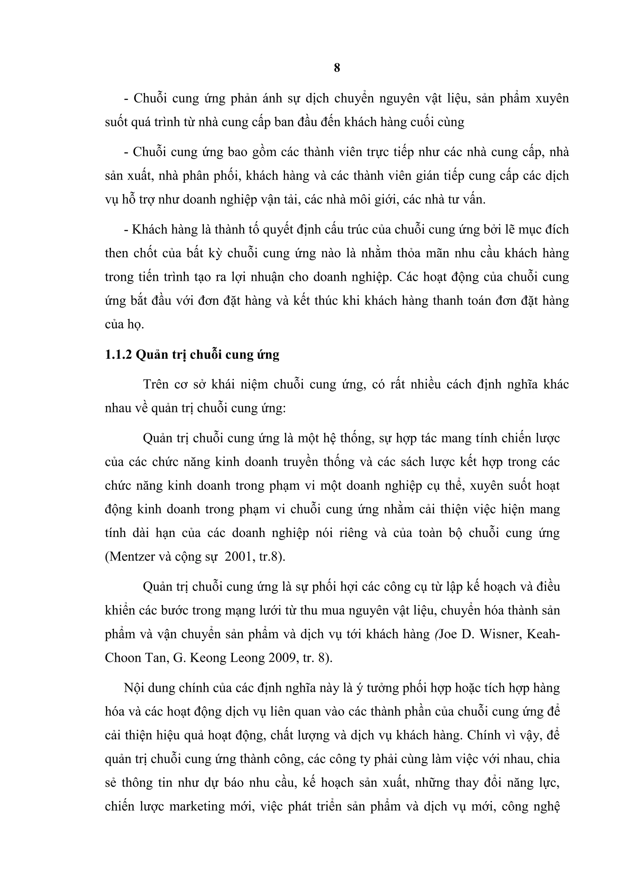 HOÀN THIỆN HOẠT ĐỘNG CHUỖI CUNG ỨNG TẠI CÔNG TY CỔ PHẦN TECOMEN | DOC